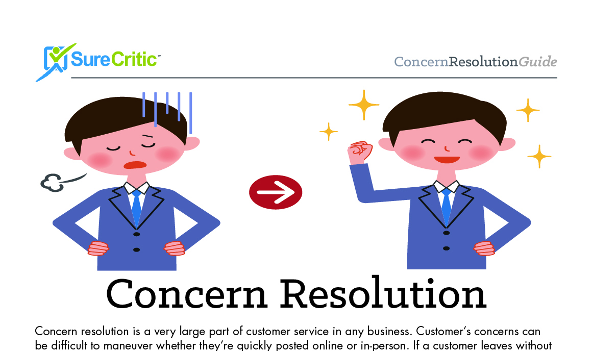 Concern Resolution - SureCritic - Business Solutions